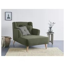 Loveseat Home Affaire "Baggio", grün, B:101cm H:99cm T:152cm, Sessel