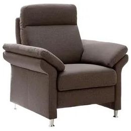 Sessel Home Affaire "Mailand Fernsehsessel", grau (stone), B:98cm H:103cm T:89cm, Struktur ( 100% Polyester), Sessel, mit komfortablem Federkern-Sitz, wahlweise mit Move-Funktion