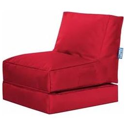 Sitzsack SITTING POINT "Twist Scuba", rot, B:70cm H:80cm T:180cm, Polyester, Sitzsäcke