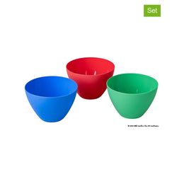 Dr. Oetker 3er-Set: Schüsseln "Peppa, Schorsch & Dino" in Rot/ Grün/ Blau - Ø 15 cm - 10% | Kuechenhelfer