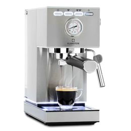 Klarstein Pausa Espressomaker 1350 Watt 20 Bar Druck Wassertank: 1,4 Liter Edelstahl