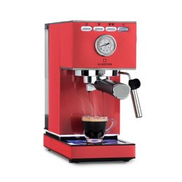 Klarstein Pausa Espressomaker 1350 Watt 20 Bar Druck Wassertank: 1,4 Liter Edelstahl