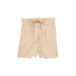 Tom Tailor Denim Damen Paperbag Relaxed Shorts, braun, Uni, Gr. M