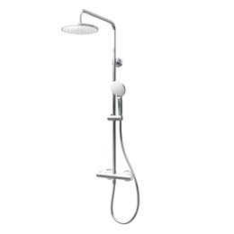 Schulte Duschsystem 'Duschmaster Rain III' mit Thermostat, rund, 110 cm