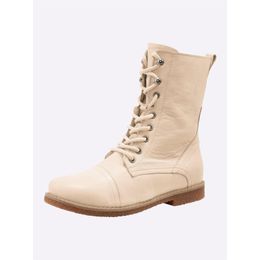 Andrea Conti Damen Schnürstiefelette, creme, Größe 39