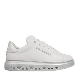 K by KARL LAGERFELD Karl Lagerfeld Low-Top Sneaker - Kapri Kite Lo Lace Lthr - Gr. 36 (EU) - in Wei&szlig; - f&uuml;r Damen