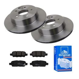 ATE Bremsensatz, Scheibenbremse hinten rechts links belüftet 292mm für RENAULT INFINITI SUZUKI NISSAN 432003112R D4060-EM11A D4060-JA00J 1420-22432