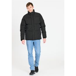 Steppjacke WEATHER REPORT "Klippan", Herren, Gr. XL, schwarz, 100% Polyester, unifarben, Casual, normal, hoch geschlossener Ausschnitt, Jacken, mit wasserabweisender Membran und warmem Polster