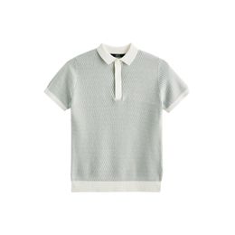 next Poloshirt Jungen Gr&ouml;&szlig;e 110 hellblau / wei&szlig;