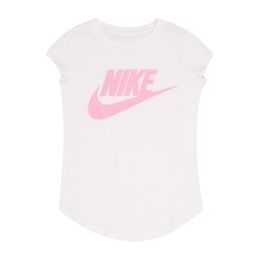 Nike Sportswear Shirt 'FUTURA' M&auml;dchen Gr&ouml;&szlig;e 116/122 hellpink / wei&szlig;
