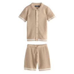 next Set Jungen Gr&ouml;&szlig;e 110 beige / ecru