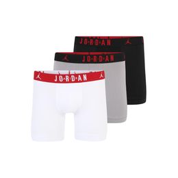 Jordan Boxershorts 'FLIGHT Cotton Core Boxer Briefs' Herren Gr&ouml;&szlig;e XL graumeliert / rot / schwarz / wei&szlig;