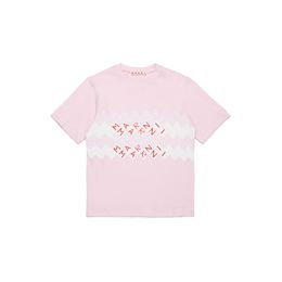 Marni T-Shirt Jungen Gr&ouml;&szlig;e 140 pastellpink / rot / wei&szlig;