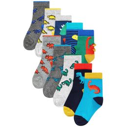 next Socken Jungen Gr&ouml;&szlig;e 16/18.5 navy / grau / hellgrau / dunkelgrau / gr&uuml;n