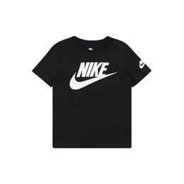Nike Sportswear T-Shirt 'Futura Evergreen' Jungen Gr&ouml;&szlig;e 110 schwarz / wei&szlig;