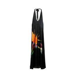 Desigual Kleid Damen Gr&ouml;&szlig;e 42 gr&uuml;n / orange / pink / schwarz Winterkleid