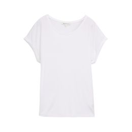 Tom Tailor Denim T-Shirt Damen Gr&ouml;&szlig;e L wei&szlig;
