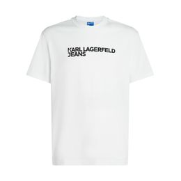KARL LAGERFELD JEANS T-Shirt Herren Gr&ouml;&szlig;e XL schwarz / wei&szlig;