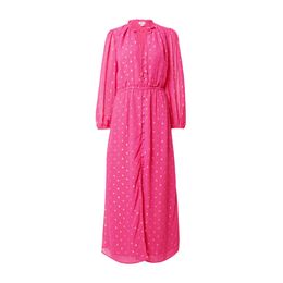 River Island Kleid Damen Gr&ouml;&szlig;e 40 lachs / fuchsia / wei&szlig; Winterkleid