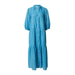 River Island Kleid Damen Gr&ouml;&szlig;e 34 blau / silber Winterkleid