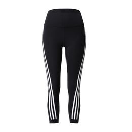 adidas Sportswear Sporthose 'Optime Train Icons' Damen Gr&ouml;&szlig;e 5XL/6XL schwarz / wei&szlig;