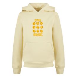 Kapuzensweatshirt ABSOLUTE CULT "ABSOLUTE CULT Herren Kids Wish - Star Magic Tile Basic Hoody", Jungen, Gr. 122/128, gelb (softgelb), 65% Baumwolle, 35% Polyester, bedruckt, Langarm, Sweatshirts