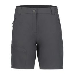 Funktionsshorts Icepeak "D FUNKTIONSSHORT BEAUFORT", Damen, Gr. 42, N-Gr, grau (anthrazit), Obermaterial: 90% Polyester, 10% Elasthan, sportlich, Hosen