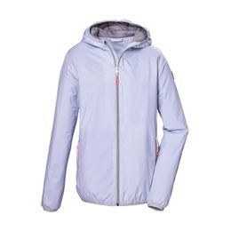 Outdoorjacke Killtec "KOS 109 WMN JCKT", Damen, Gr. 34, silber (silberfarben), Oberstoff: 100% Polyester (recycelt), Futter: 100% Polyester, sportlich, Jacken, Leichte, wasserdichte Damenjacke, atmungsaktiv, nachhaltig, PFAS-frei