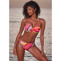 Bruno Banani B&uuml;gel-Bandeau-Bikini, Orange, Gr. 34A, Damen, Bandeau-Bikinis, Material: Polyester, Elasthan