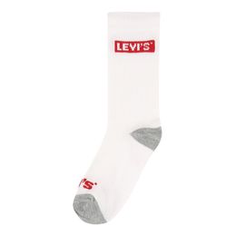 Levi's LEVI'S Socken M&auml;dchen Gr&ouml;&szlig;e 30/32 graumeliert / rot / wei&szlig;