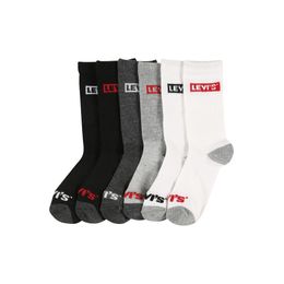 Levi's LEVI'S Socken M&auml;dchen Gr&ouml;&szlig;e 27/28 graumeliert / rot / schwarz / wei&szlig;