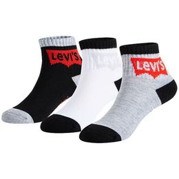 Levi's LEVI'S Socken M&auml;dchen Gr&ouml;&szlig;e 33 graumeliert / rot / schwarz / wei&szlig;