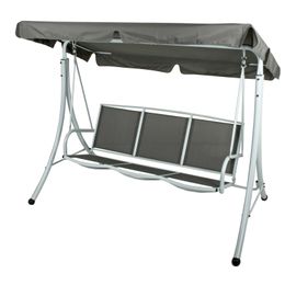 Harms Import Hollywoodschaukel ANNA, grau/schwarz
