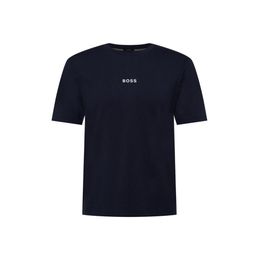 BOSS T-Shirt 'Chup' Herren Gr&ouml;&szlig;e 5XL navy / hellorange / wei&szlig;