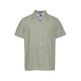 Tommy Jeans Button Up Shirt male Green size XXL