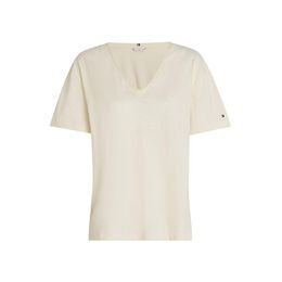 Tommy Hilfiger T-Shirt Damen Gr&ouml;&szlig;e L elfenbein