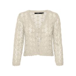 V&eacute;ro Moda Vero Moda Knit Cardigan female Beige size L