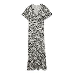 Véro Moda VERO MODA Kleid 'VMBali' Damen Größe 36 schwarz / weiß Winterkleid
