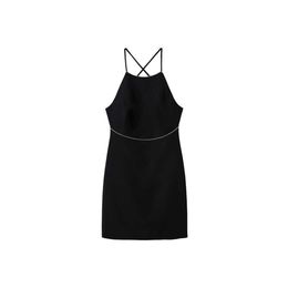 Mango Kleid 'Pedrera' Damen Größe 38 schwarz / silber Winterkleid