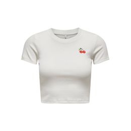 Only T-Shirt 'ONLFRUITY' Damen Gr&ouml;&szlig;e L gr&uuml;n / rot / wei&szlig;