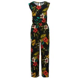 KOROSHI Jumpsuit Damen Größe S grün / oliv / feuerrot / schwarz