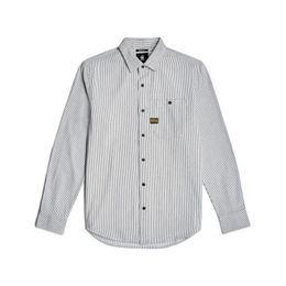 G-Star Raw G-STAR Hemd Herren Größe S grau / weiß