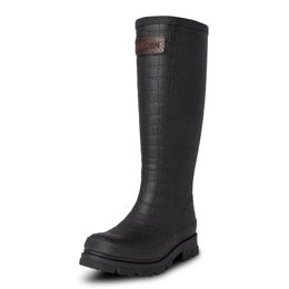 Woden Gummistiefel 'Le Croco' Damen Gr&ouml;&szlig;e 36 schwarz Winterschuhe