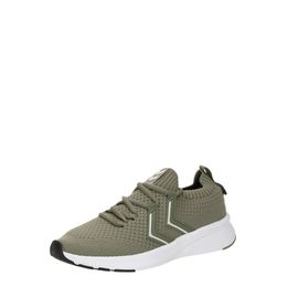 Hummel Sneaker Herren Größe 44.5 khaki / oliv / weiß