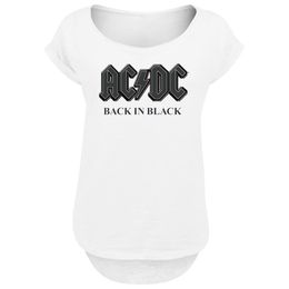 F4NT4STIC Shirt 'ACDC Back In Black' female White size L