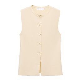 Mango Strickweste 'MATILDA' Damen Gr&ouml;&szlig;e XS hellbeige