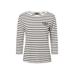 comma, COMMA Shirt Damen Größe S navy / weiß