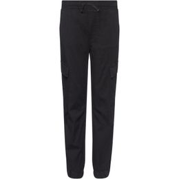 Bear Sweathose Jungen - schwarz - Gr. 164 - Baumwolle/Elastan