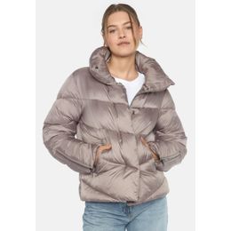 Fuchs & Schmitt Steppjacke FUCHS SCHMITT "Steppjacke Thermore", Damen, Gr. 36, beige, 100% Polyester, unifarben, casual, normal, ohne Ausschnitt, Langarm, Jacken, mit Kapuze