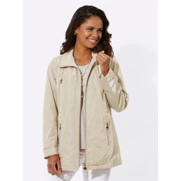 WITT Damen &Uuml;bergangsjacke mit Mesh-Eins&auml;tzen, sand, Gr&ouml;&szlig;e 38